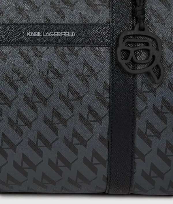 Karl Lagerfeld Ikon Monogram Weekender Bag