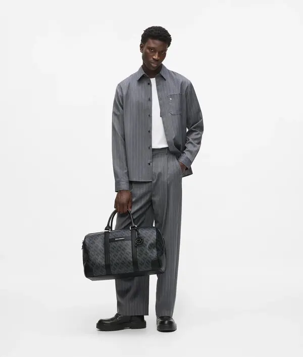 Karl Lagerfeld Ikon Monogram Weekender Bag