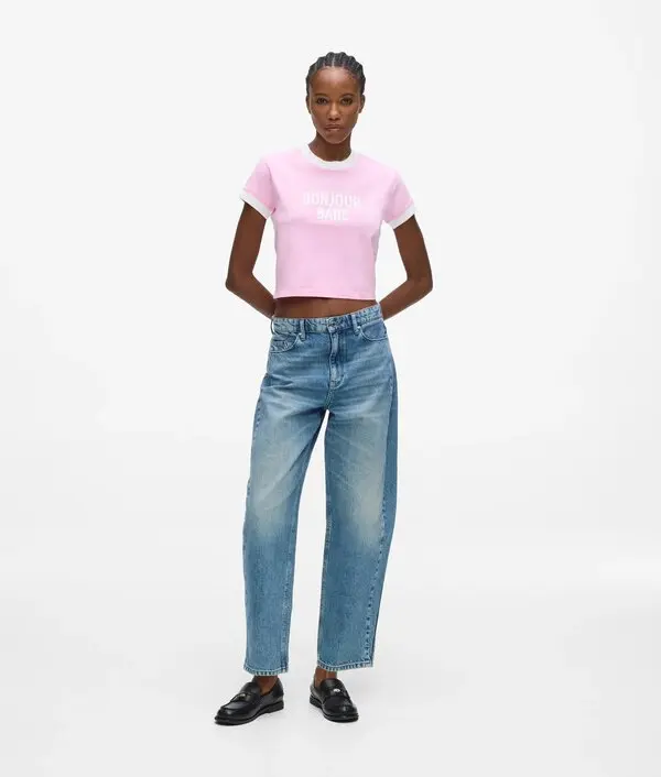 Karl Lagerfeld Bonjour Babe" T-shirt - Bonbon