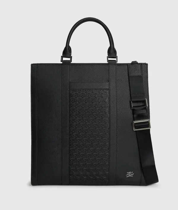 Karl Lagerfeld K/panel Tote Bag - Black