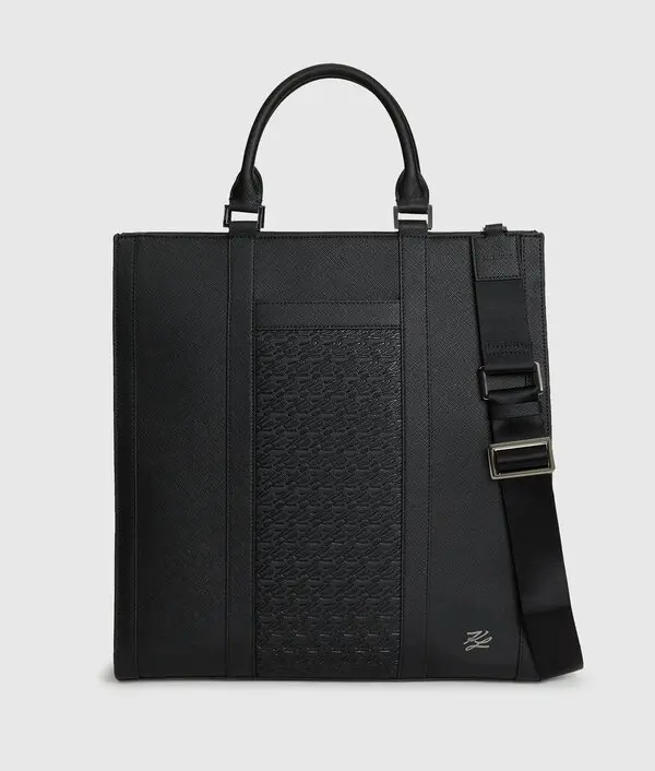 Karl Lagerfeld K/panel Tote Bag - Black