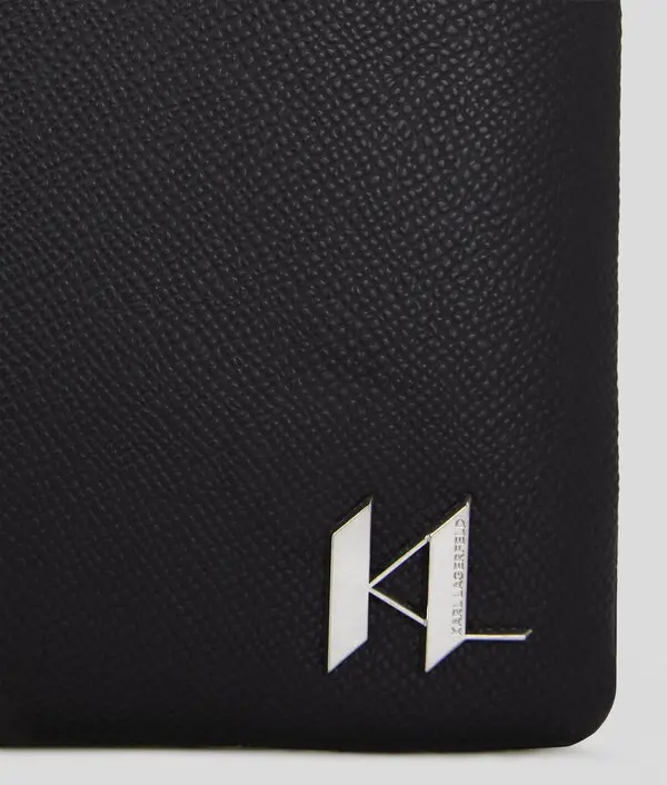 Karl Lagerfeld K/monogram Leather Pouch