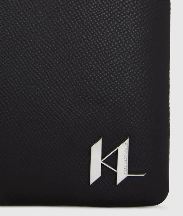 Karl Lagerfeld K/monogram Leather Pouch