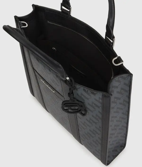 Karl Lagerfeld Ikon Monogram Tote Bag