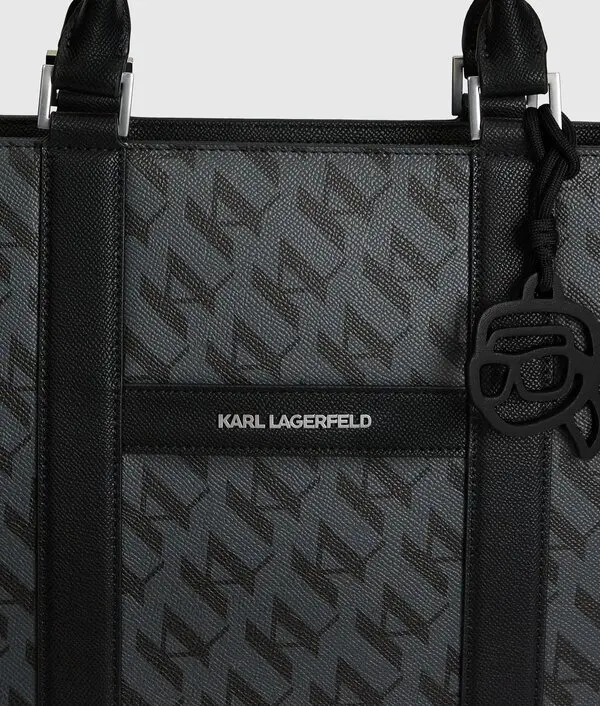 Karl Lagerfeld Ikon Monogram Tote Bag