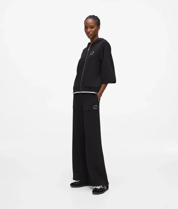 Karl Lagerfeld Rue St-guillaume Patch Pocket Sweatpants - Black