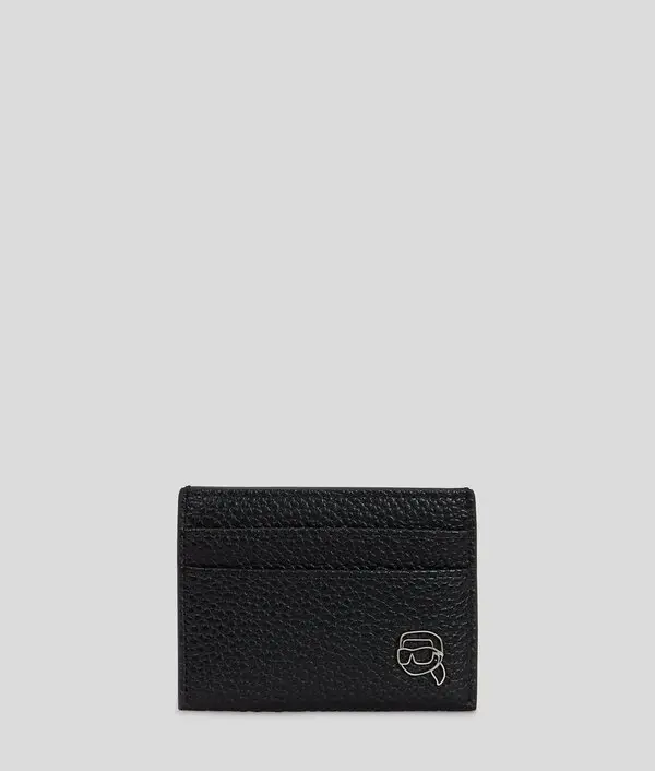 Karl Lagerfeld Ikon Outline Cardholder - Black