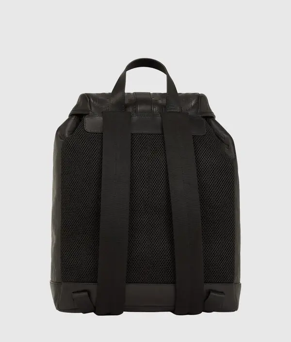 Karl Lagerfeld K/loom Leather Backpack With Monogram Embossing