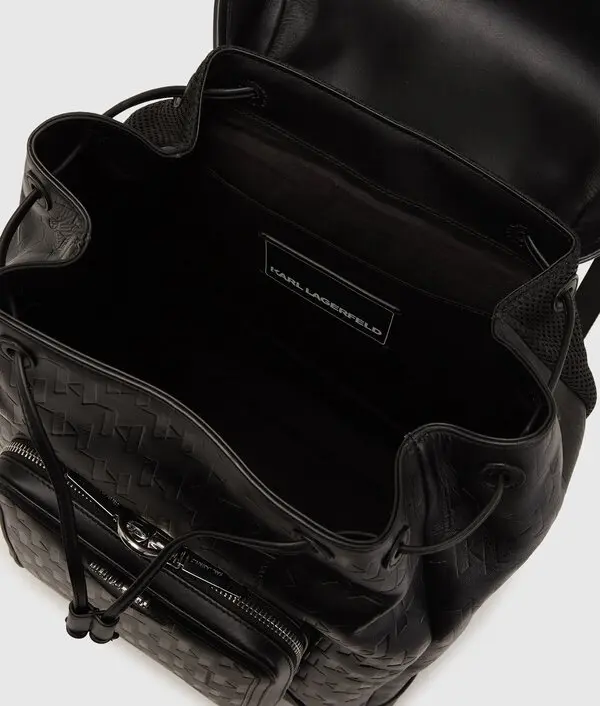 Karl Lagerfeld K/loom Leather Backpack