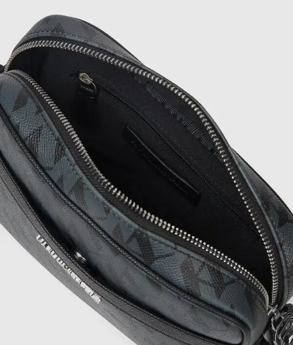 Karl Lagerfeld Ikon Monogram Elongated Crossbody Bag