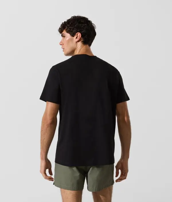 Karl Lagerfeld Ombré Logo Beach T-shirt