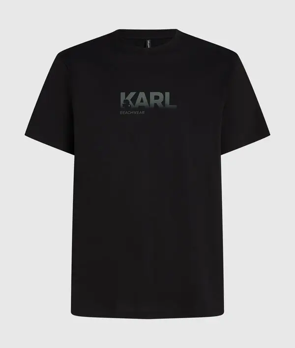 Karl Lagerfeld Ombré Logo Beach T-shirt
