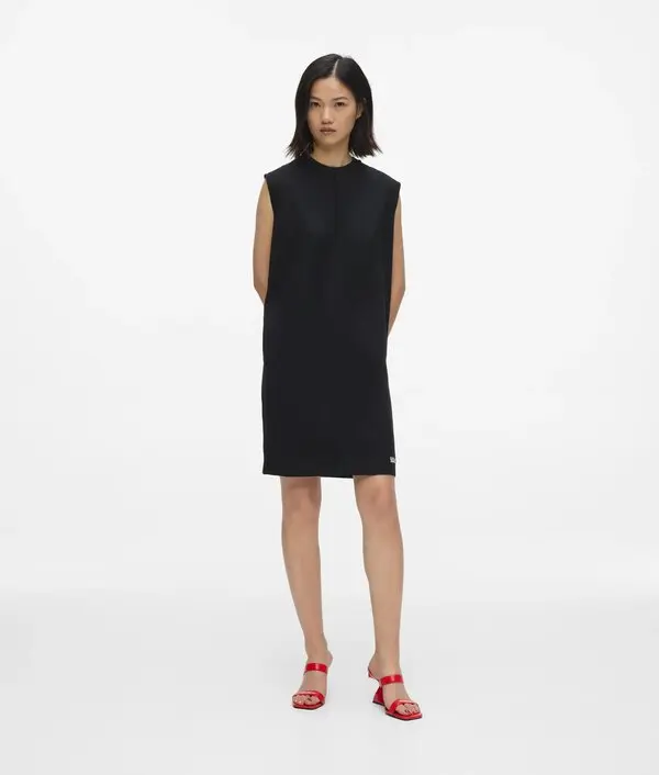 KL JEANS Jeans Raised Seam Tank Dress - Black