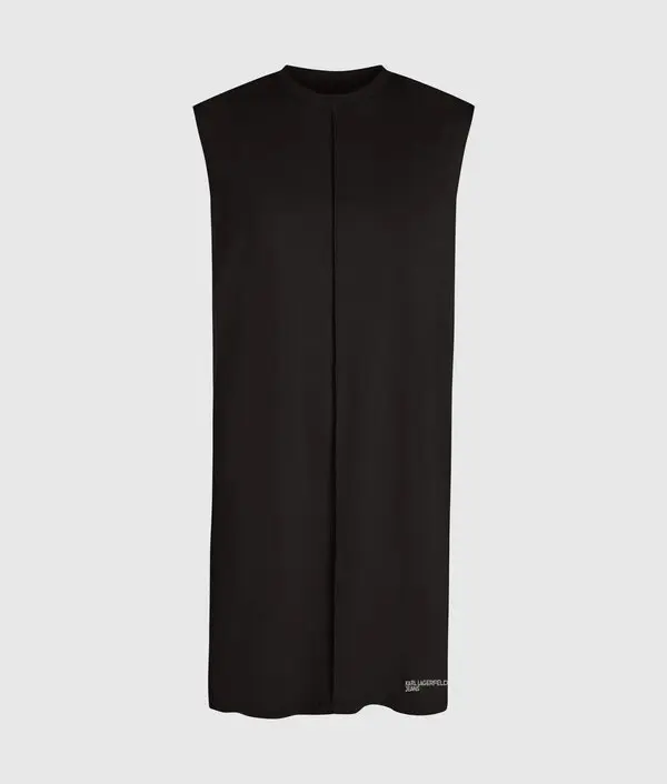 KL JEANS Jeans Raised Seam Tank Dress - Black