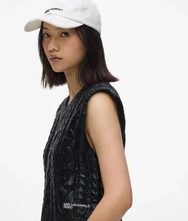 KL JEANS Jeans Cropped Cable Knit Vest