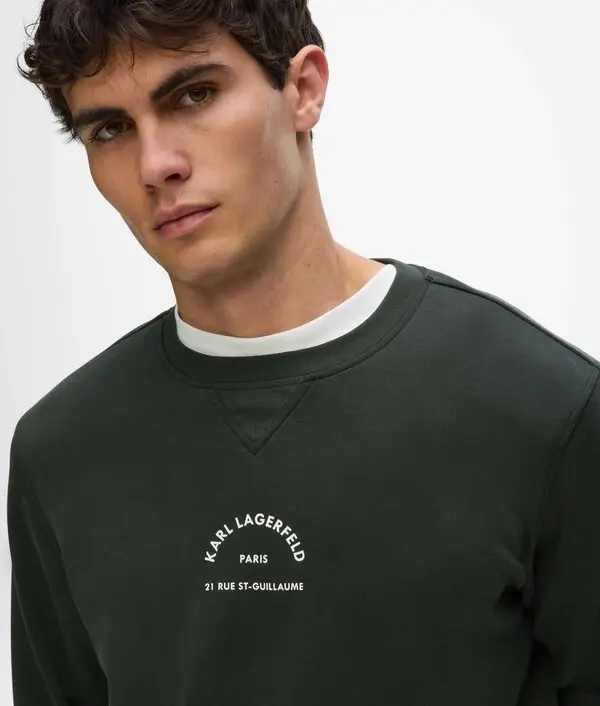 Karl Lagerfeld Rue St-guillaume Crewneck Sweatshirt