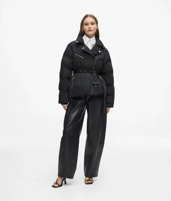 Karl Lagerfeld Biker Puffer Jacket