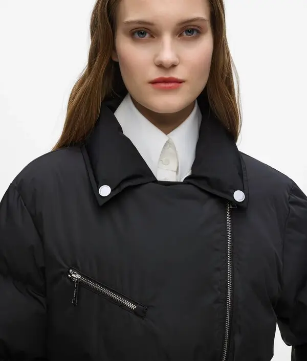 Karl Lagerfeld Biker Puffer Jacket