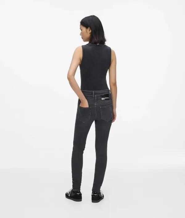 Karl Lagerfeld Cutaway Waist Jeans