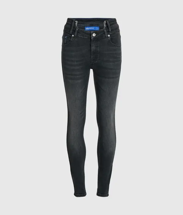 Karl Lagerfeld Cutaway Waist Jeans