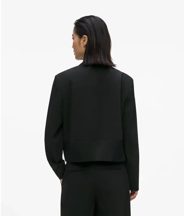 KL JEANS Jeans Single-breasted Buckle Detail Cropped Blazer
