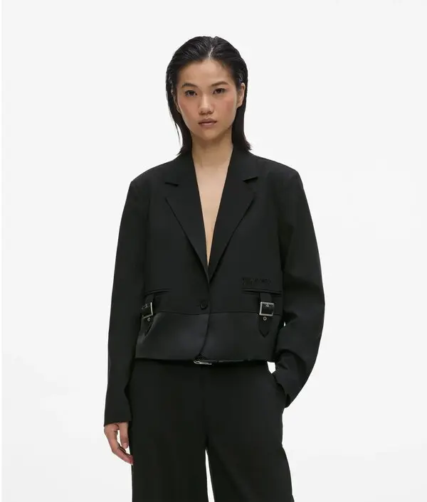 Karl Lagerfeld Single-breasted Blazer - Black