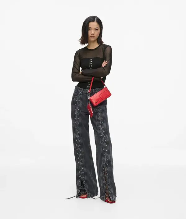 KL JEANS Jeans Mesh Corset Top