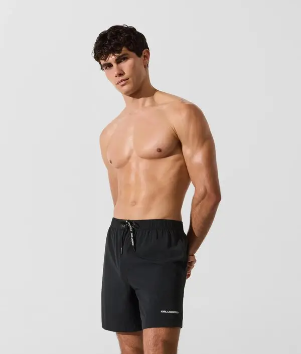 Karl Lagerfeld Stretch Polyamide Medium-length Boardshorts