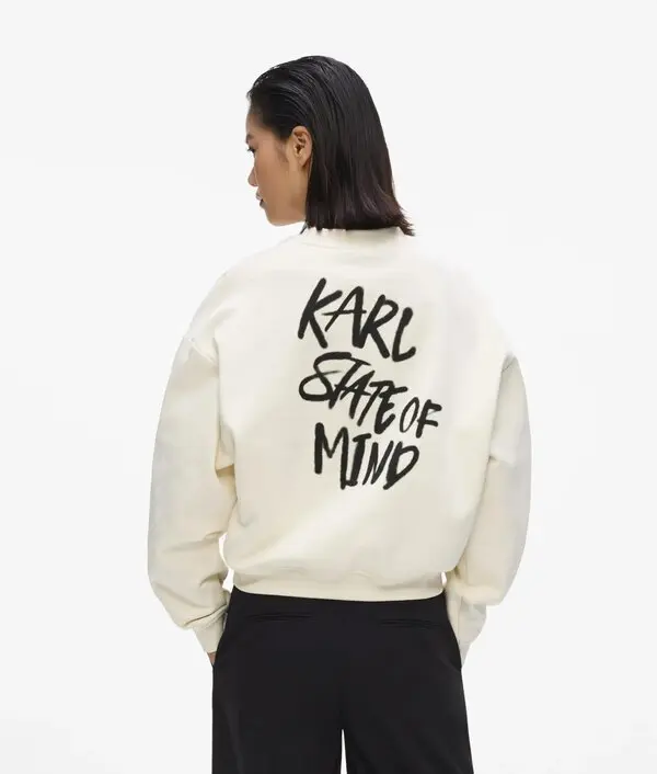 KL JEANS Jeans Boxy Sweatshirt With Graphic Back Print