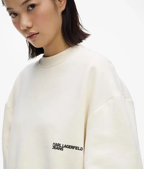 KL JEANS Jeans Boxy Sweatshirt With Graphic Back Print