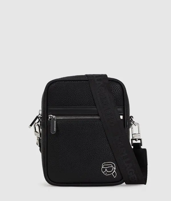 Karl Lagerfeld Ikon Outline Crossbody Bag - Black