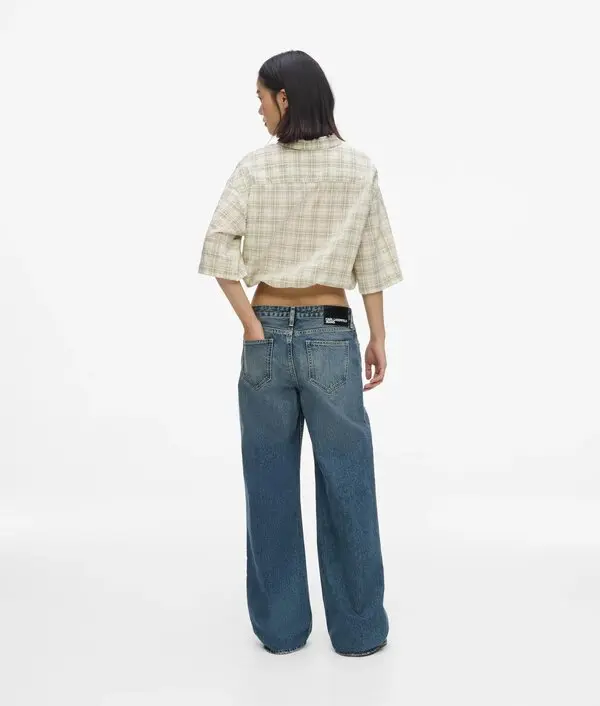 KL JEANS Jeans Distressed Relaxed Fit Mid-rise Jeans