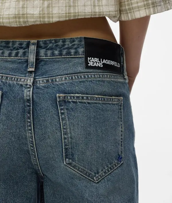 KL JEANS Jeans Distressed Relaxed Fit Mid-rise Jeans