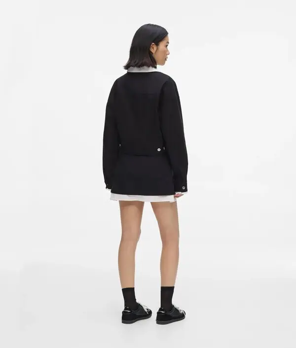 KL JEANS Jeans Black And White Canvas Mini Skirt