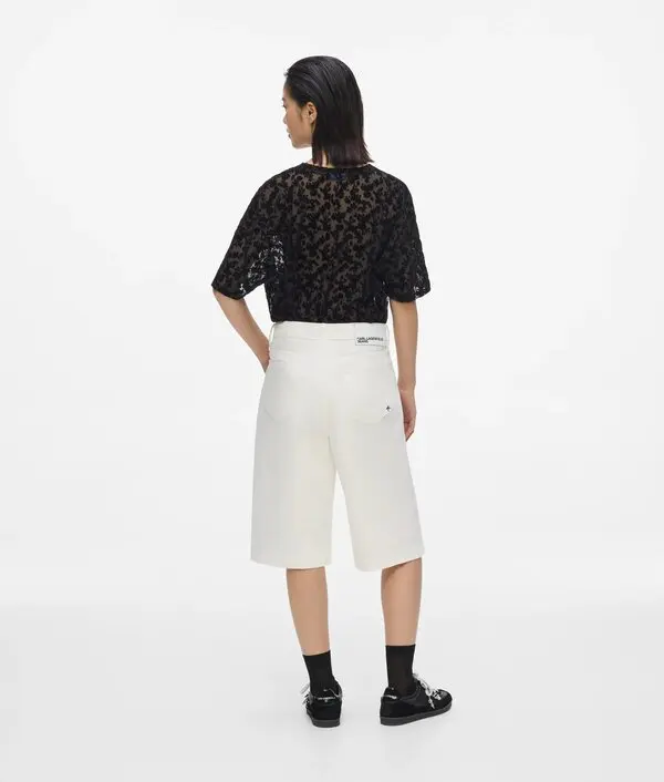 Karl Lagerfeld Bermuda Shorts - White