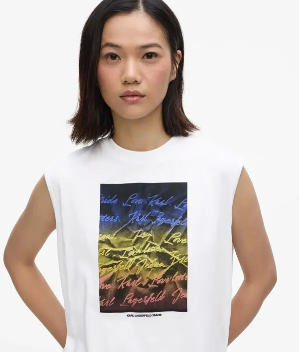 Karl Lagerfeld Graphic Tank Top
