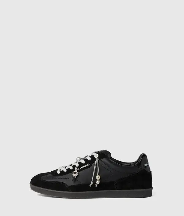 Karl Lagerfeld Kandidate Ikon Charms Low Top Sneakers - Black