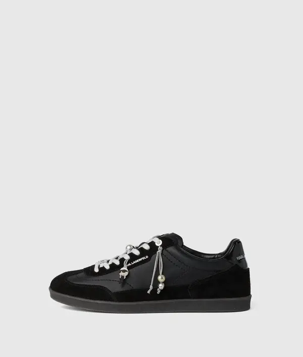 Karl Lagerfeld Kandidate Ikon Charms Low Top Sneakers - Black