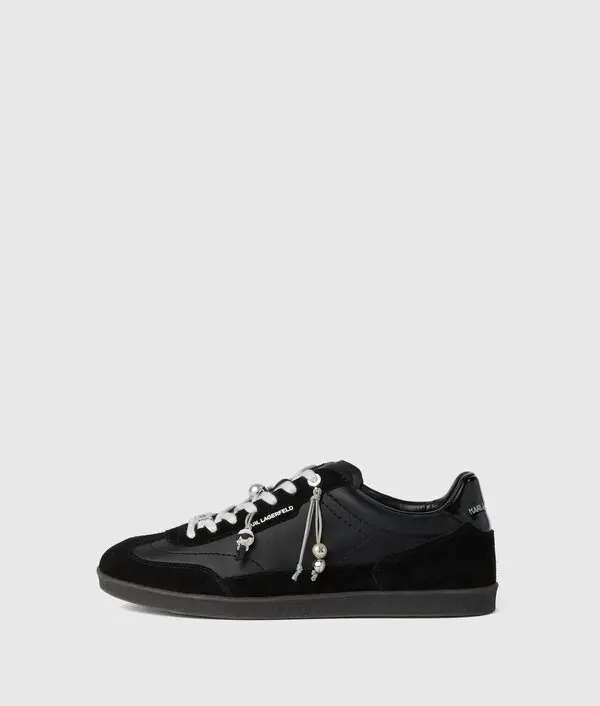 Karl Lagerfeld Kandidate Ikon Charms Low Top Sneakers - Black