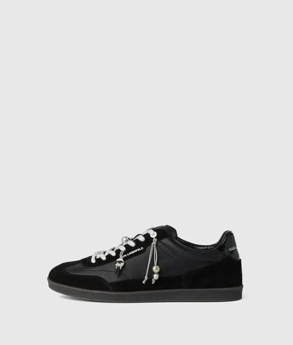 Karl Lagerfeld Kandidate Ikon Charms Low Top Sneakers - Black