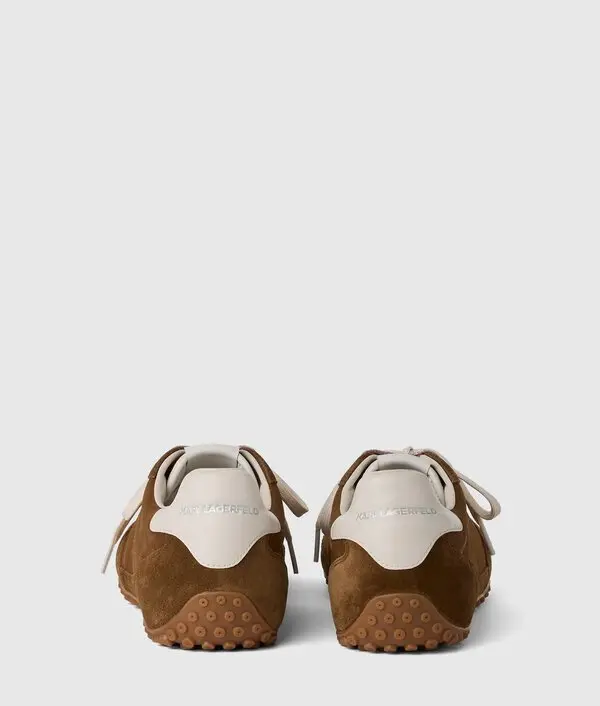Karl Lagerfeld Astra Volly Suede Lace-up Sneakers