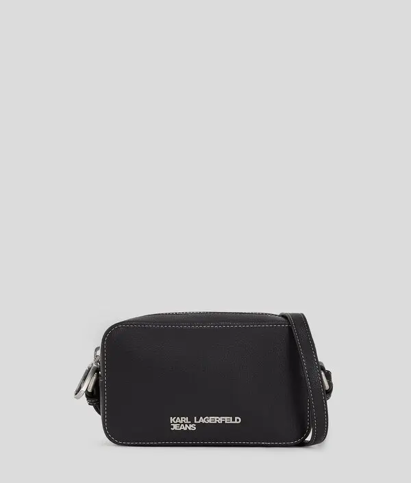KL JEANS Jeans Metal Logo Camera Bag - Black