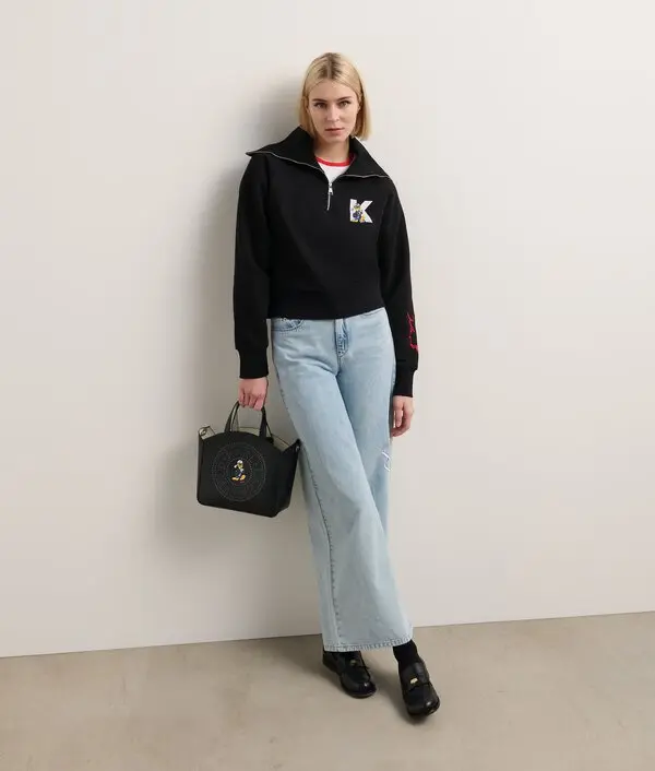 Karl Lagerfeld Disney X Kl Half-zip Sweatshirt