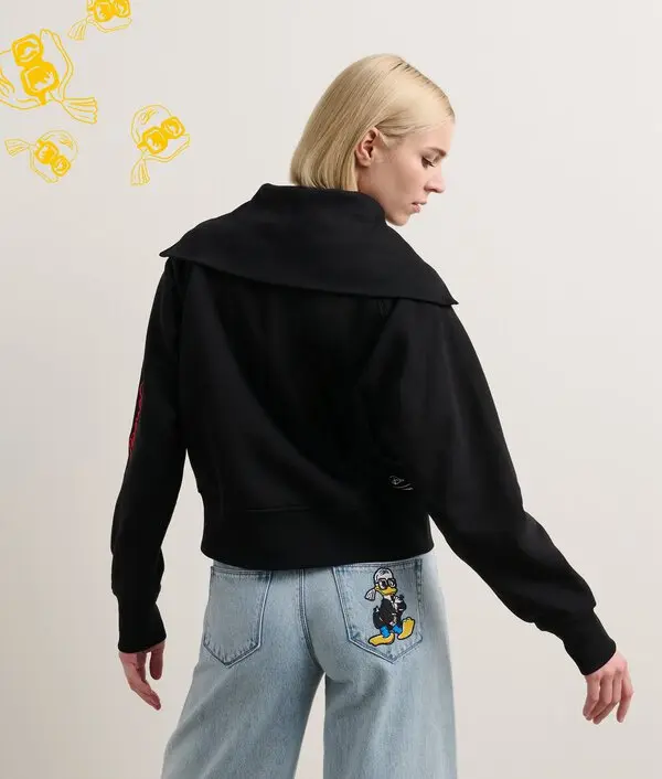 Karl Lagerfeld Disney X Kl Half-zip Sweatshirt