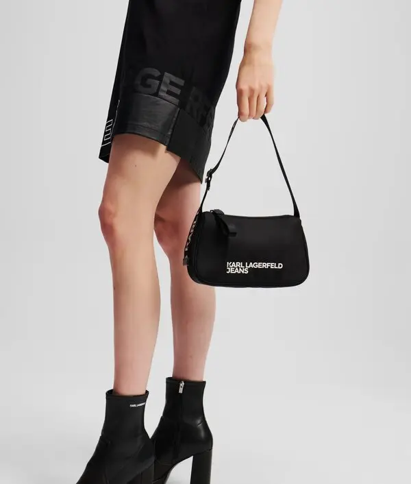 KL JEANS Jeans Logo Nylon Shoulder Bag