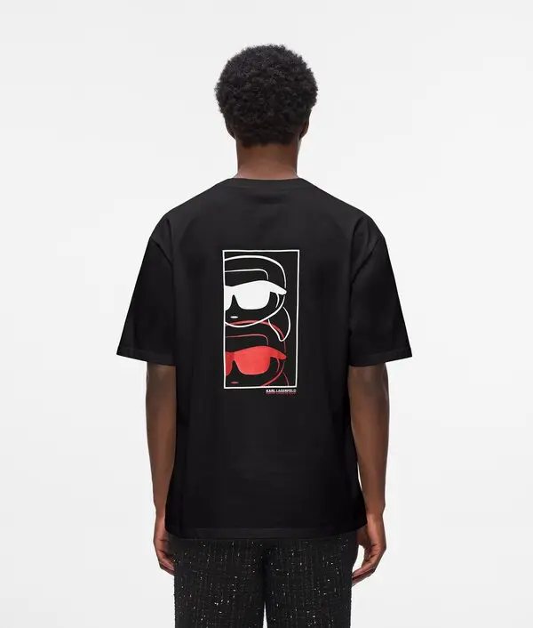 Karl Lagerfeld Ikon Fusion T-shirt - Black