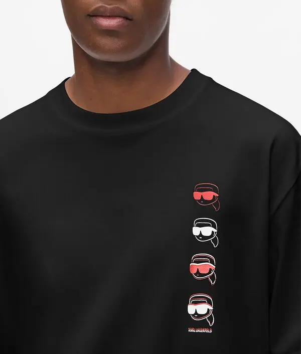 Karl Lagerfeld Ikon Fusion T-shirt - Black