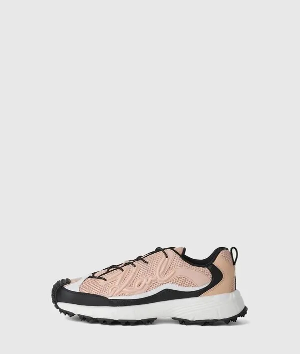 Karl Lagerfeld Orion Trail Signature Sneakers - Black/pink