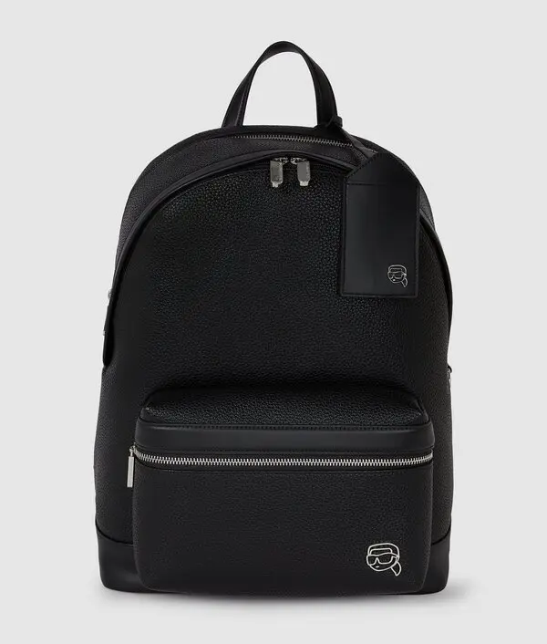 Karl Lagerfeld Ikon Outline Backpack - Black