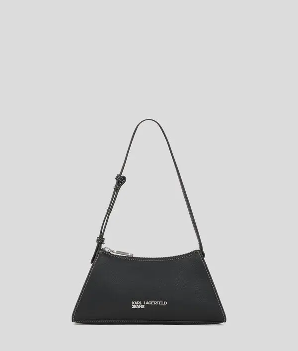 KL JEANS Jeans Metal Logo Shoulder Bag - Black